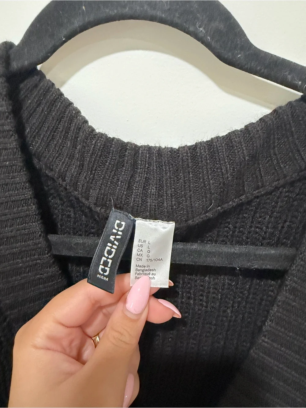Divided | Sweaters | Divided Black Cable Knit Vneck Button Cardigan ...